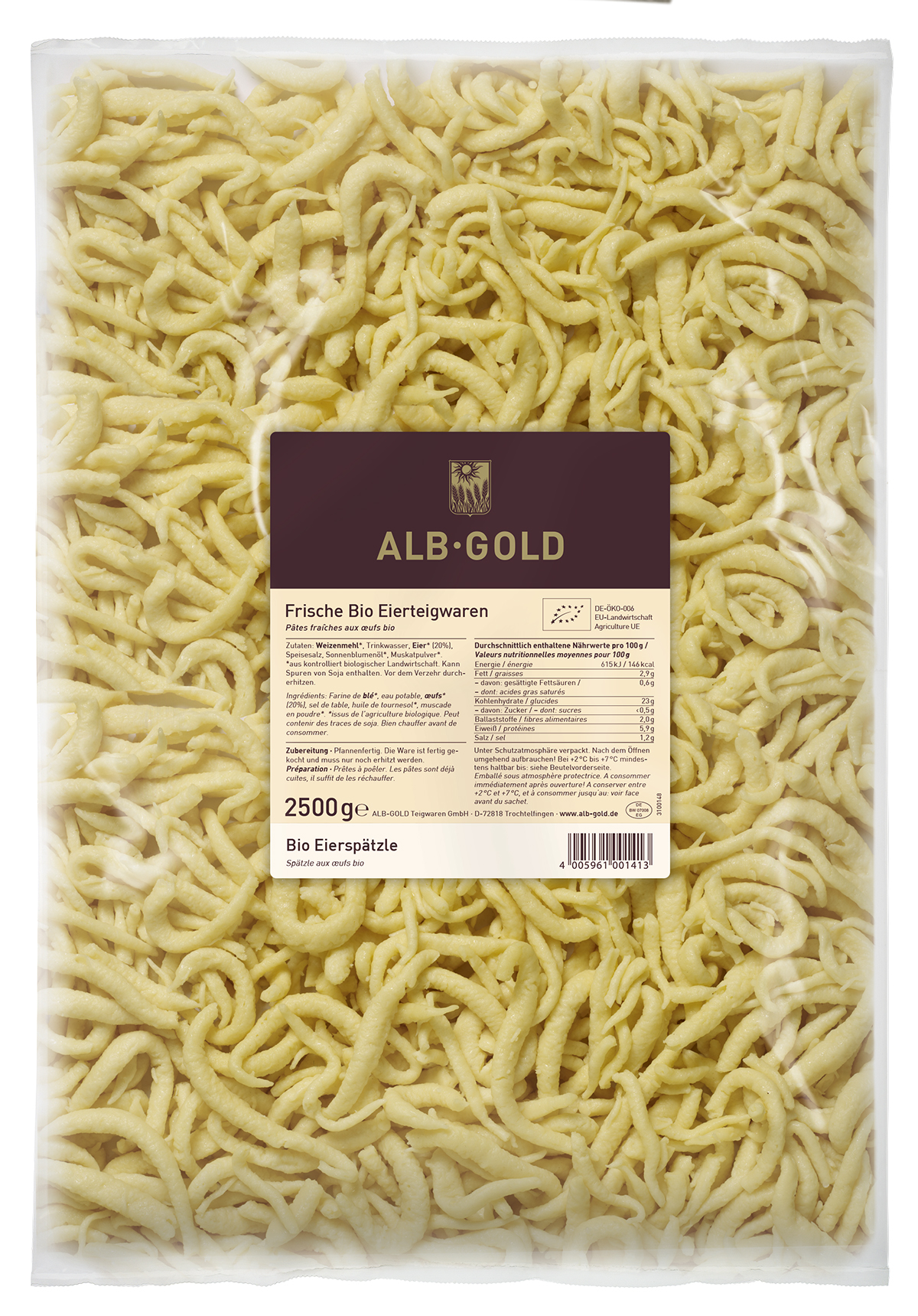 Packshots Frischteigwaren - Alb-Gold Teigwaren
