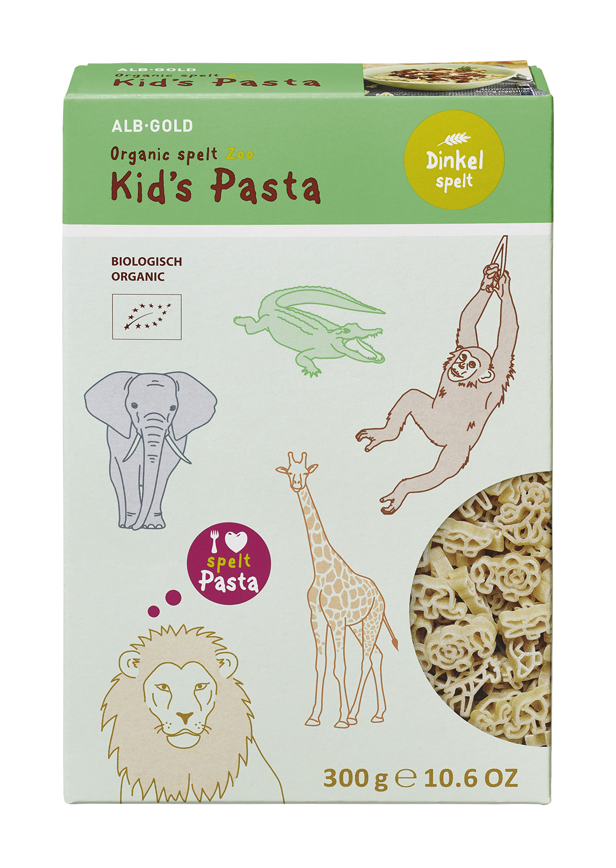Kids Pasta EN - Alb-Gold Teigwaren