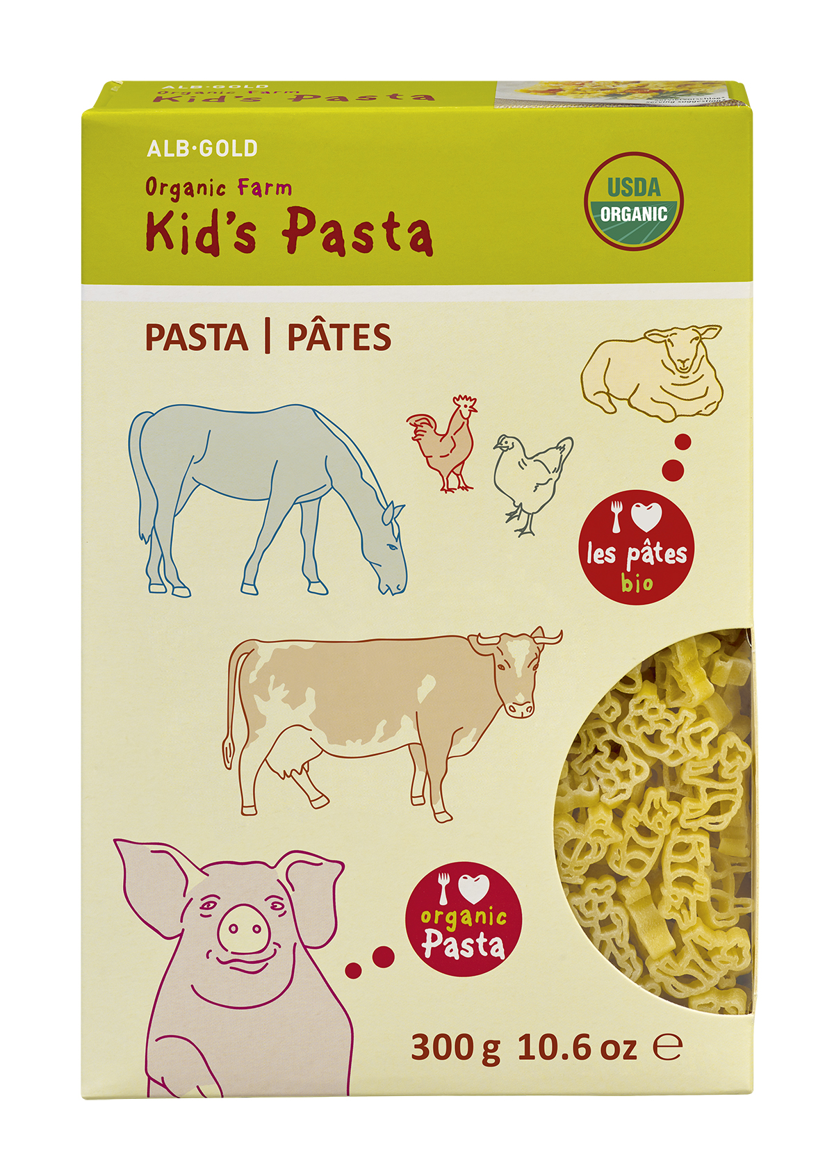 Kids Pasta EN - Alb-Gold Teigwaren