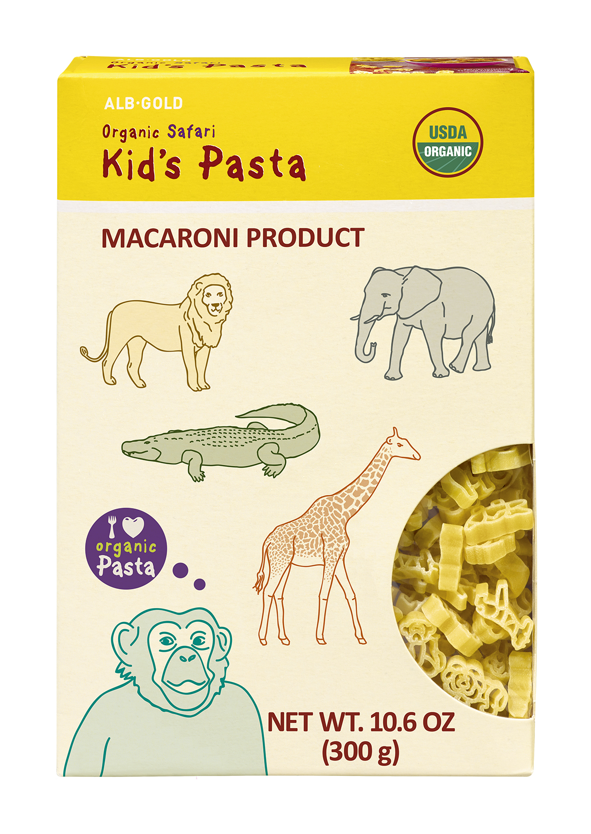 Kids Pasta EN - Alb-Gold Teigwaren
